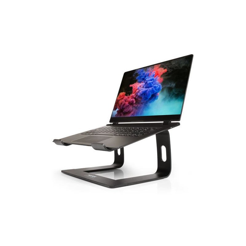 Support pour PC Portable ergonomique Port Designs Gris | Leroy Merlin