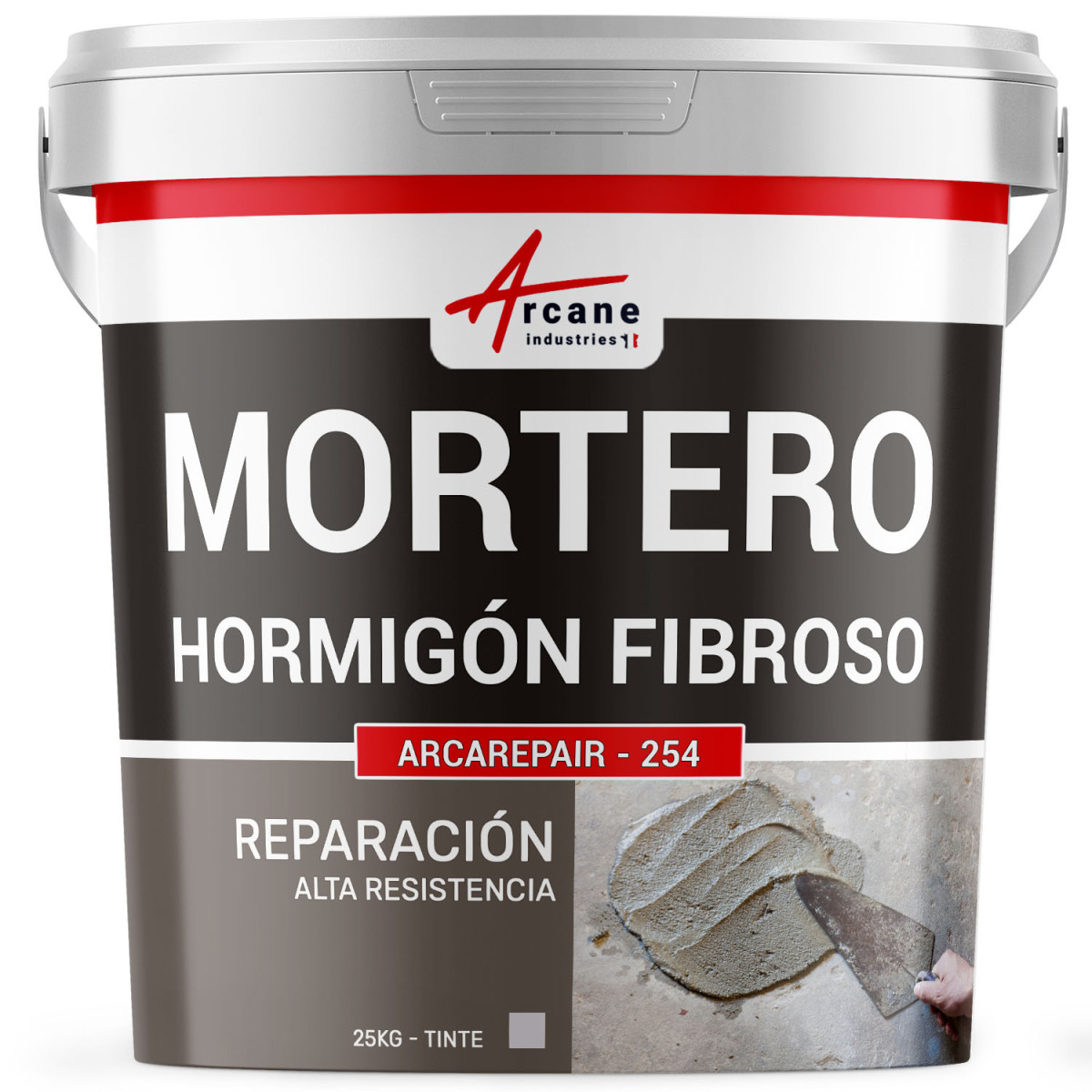 Mortero para reparación de hormigón - ARCAREPAIR - 25 kg - ARCANE ...