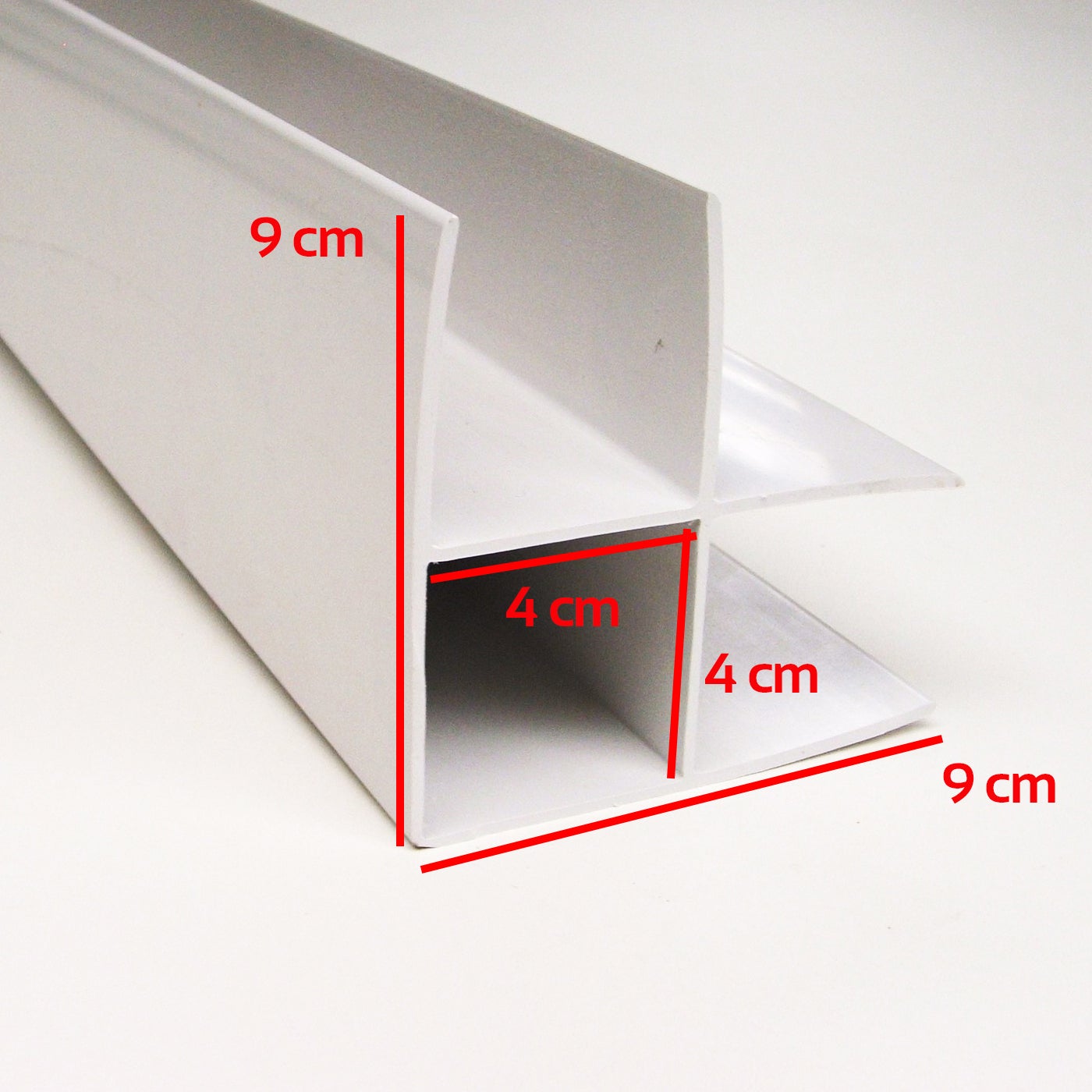 Profilé d'angle pour cloison avec panneaux PVC - Dimension standard ...