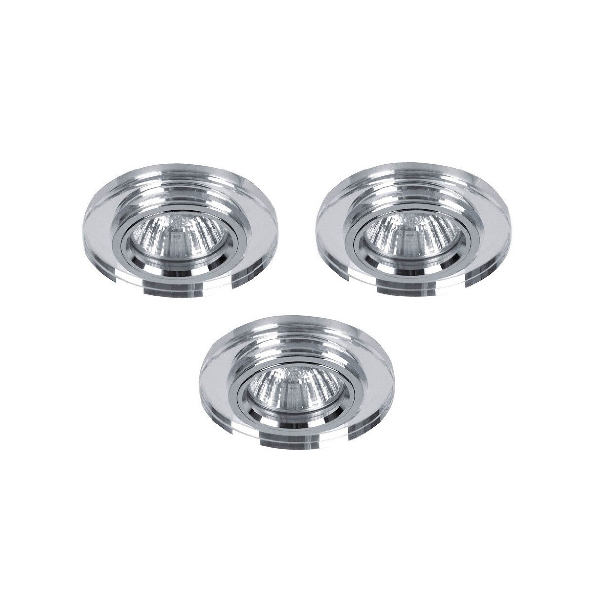 Spot d'Intérieur Marta, Métal, Verre, Chrome, EPIKASA | Leroy Merlin