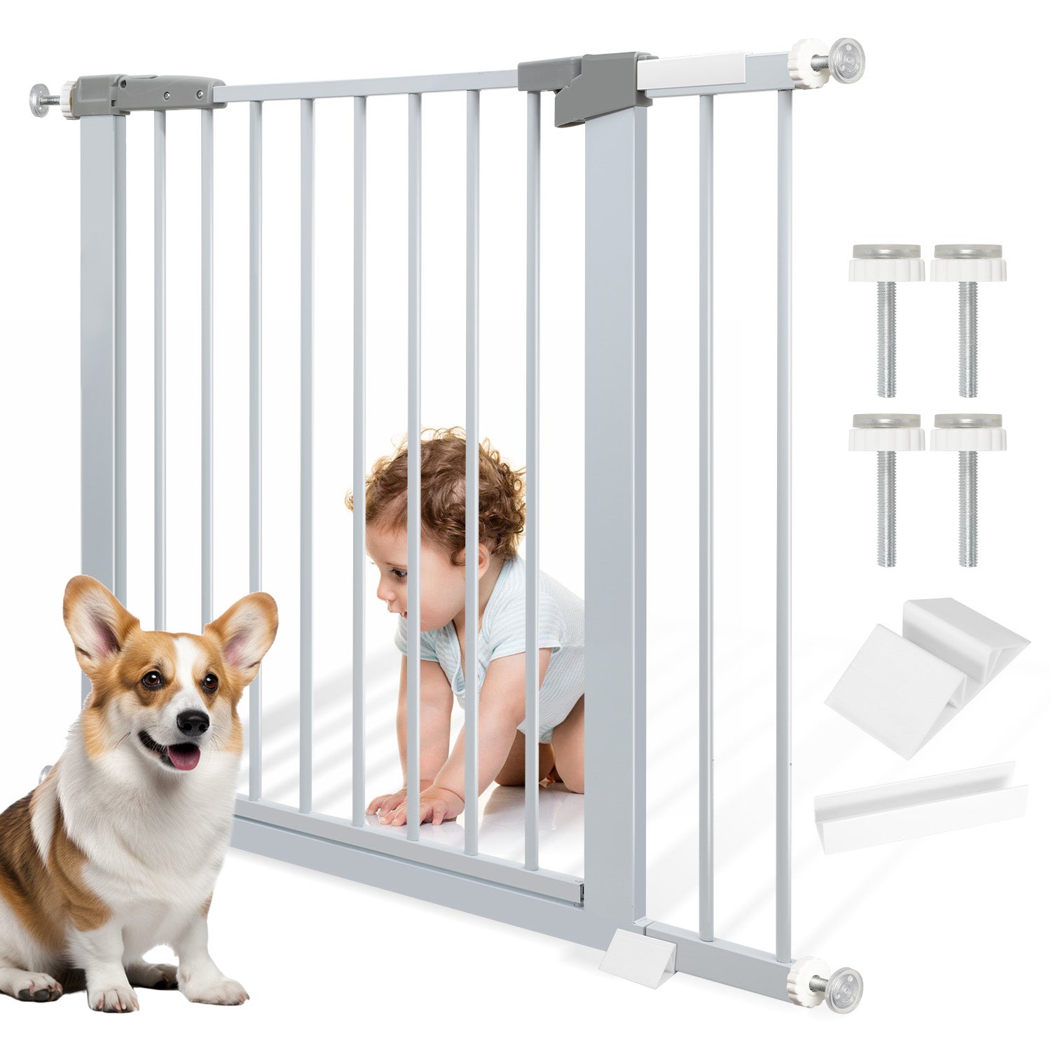 Cancelletto di sicurezza per bambini 90-97 cm Autochiudente e magnetico ...