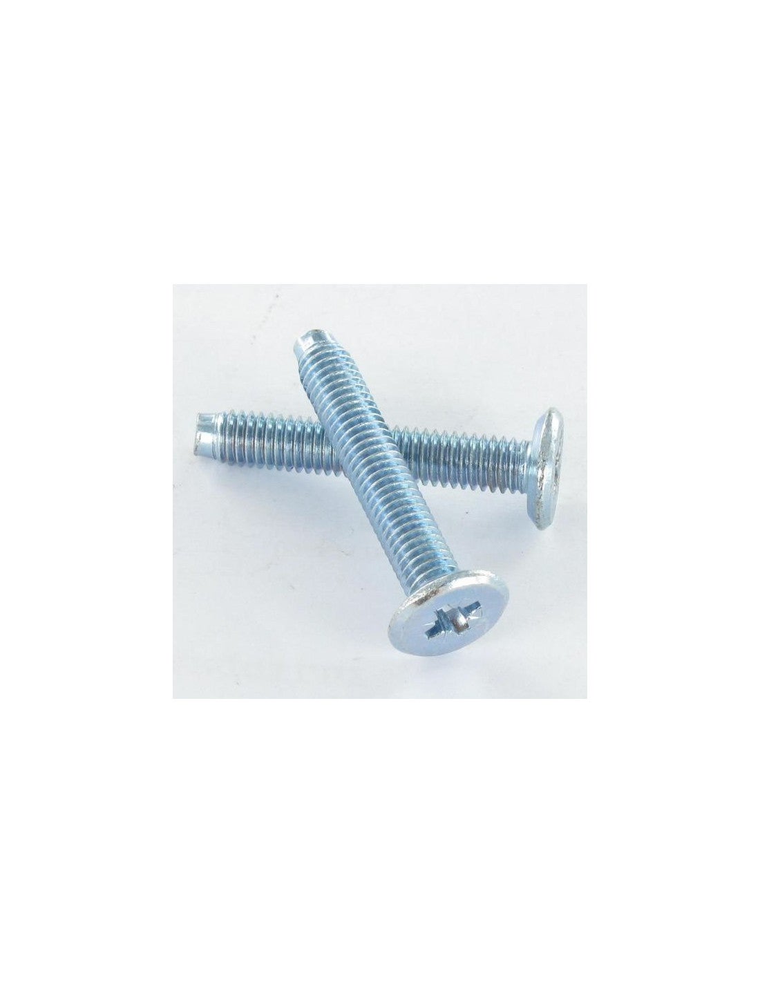 Vis métaux tête plate Pozi M6X60 Bout Tronconique Acier zingué-1000 ...