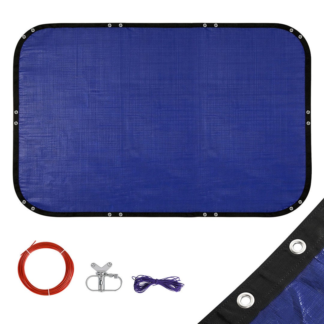 Bâche piscine rectangulaire 210×304 cm pour piscine tubulaire 3m×2m ...