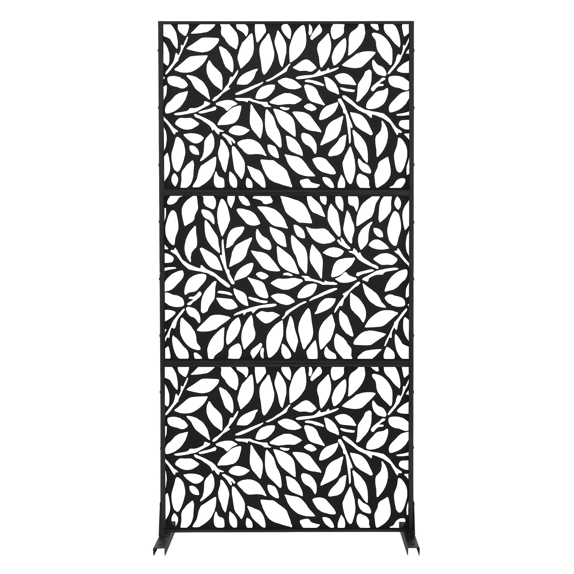 ML-Design Biombo separador de ambientes Firenze 90 x 180 cm metálico ...