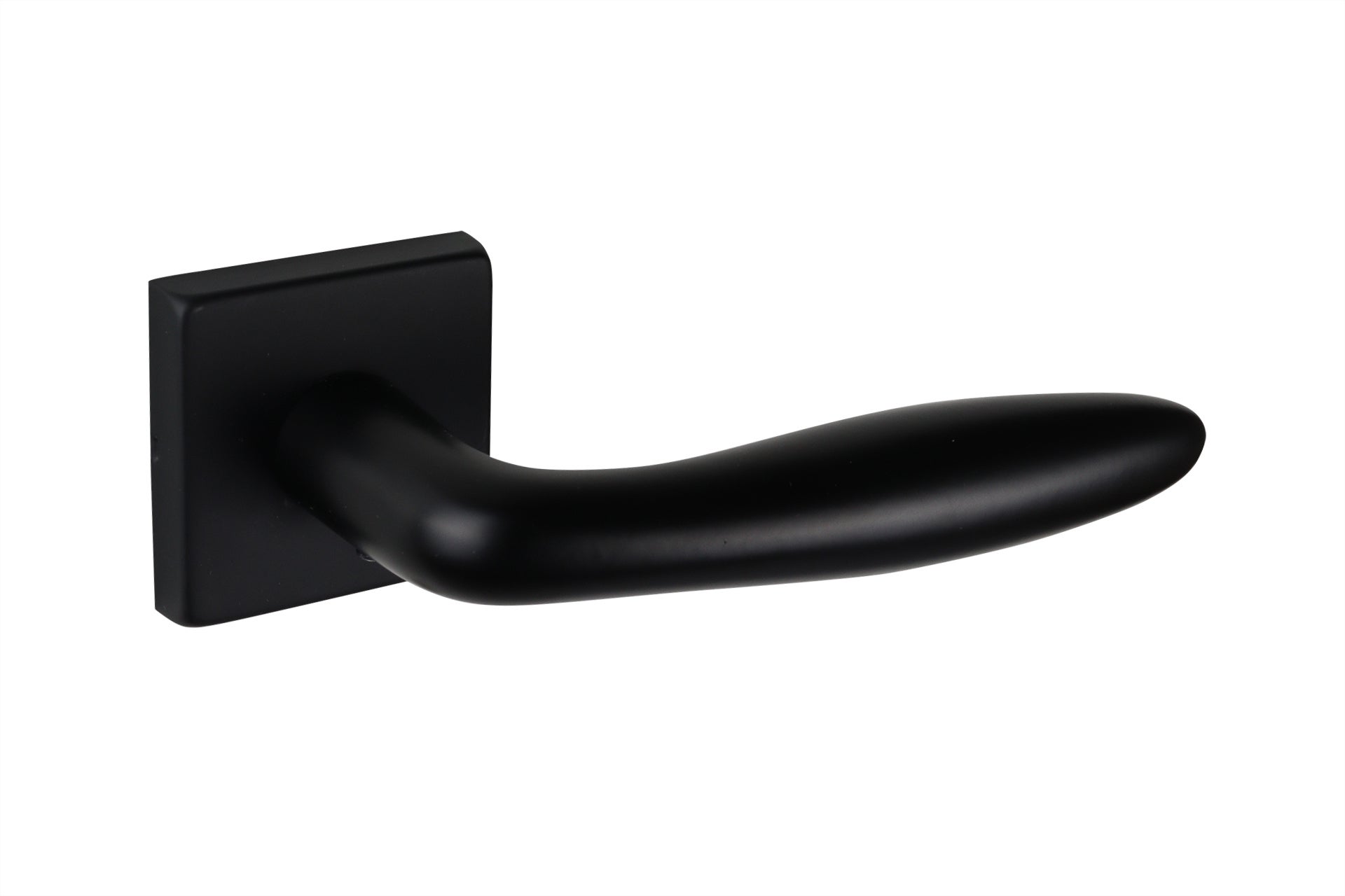 Wovar Lavuzo poignée de porte Pratona Noire avec rosace carrée - Par ...