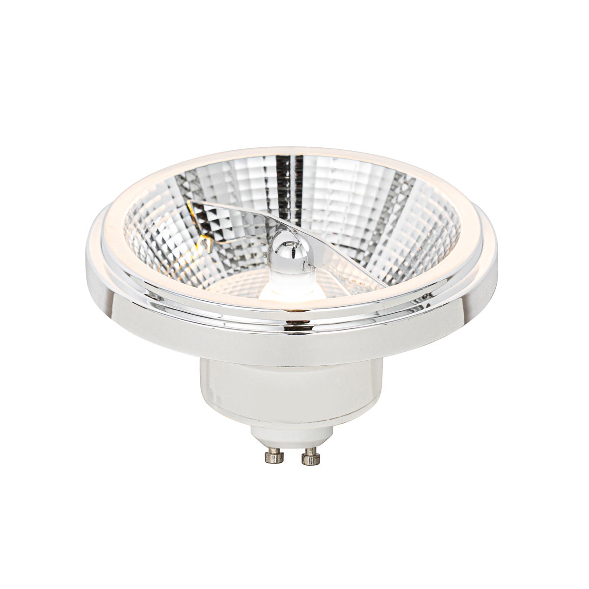 Bombilla LED regulable GU10 AR111 blanca 11W 810lm 2700K | Leroy Merlin