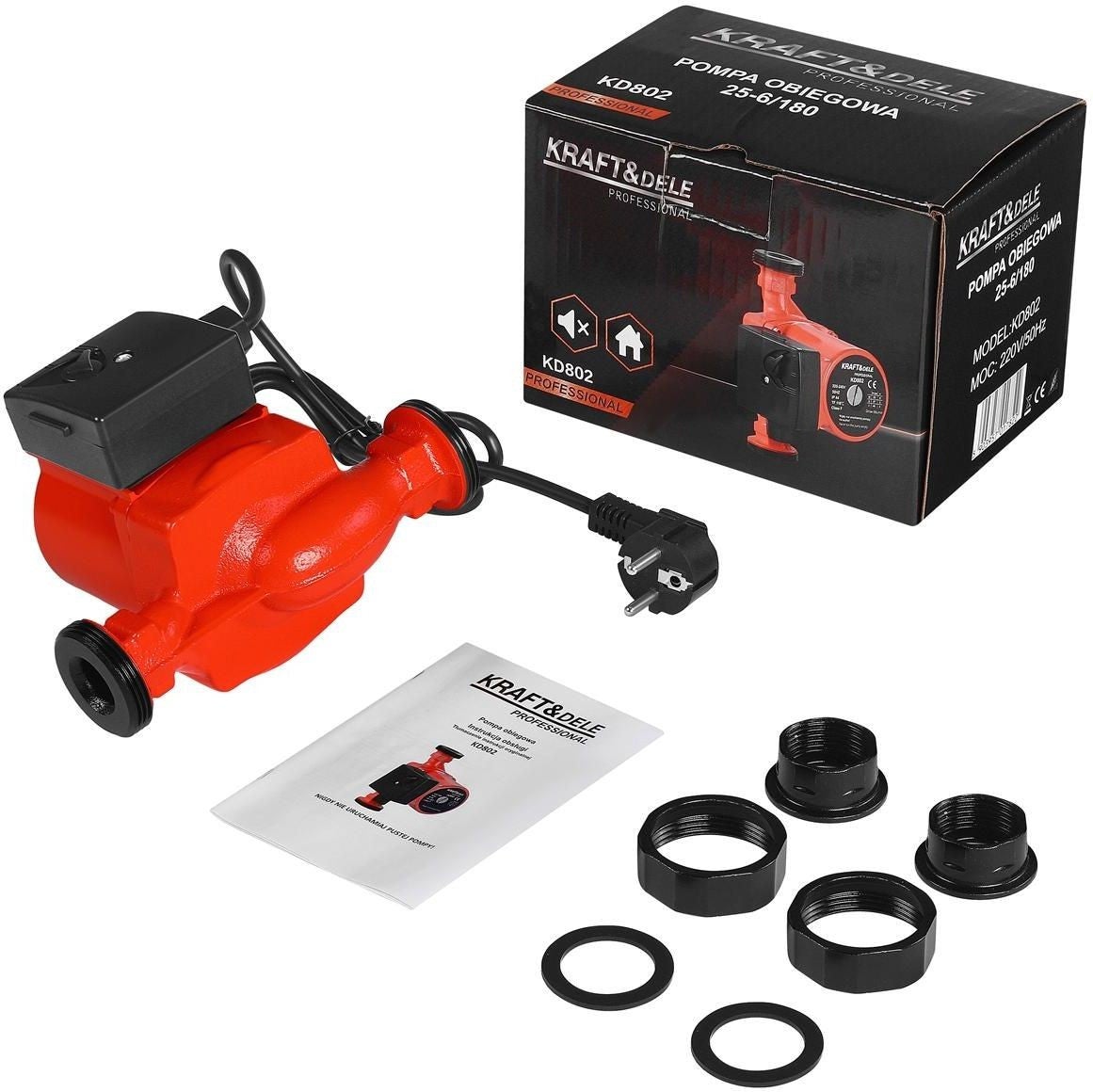 Bomba de circulación 25 6 180 para instalaciones hidráulicas | Leroy Merlin