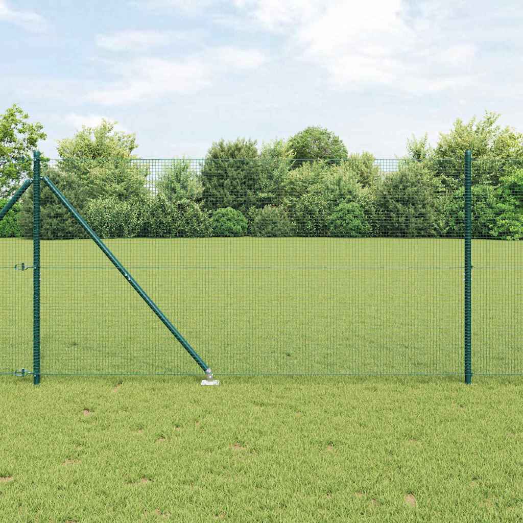 Valla de alambre soldado con picos 50 x 1,2 m Verde Malla | Leroy Merlin