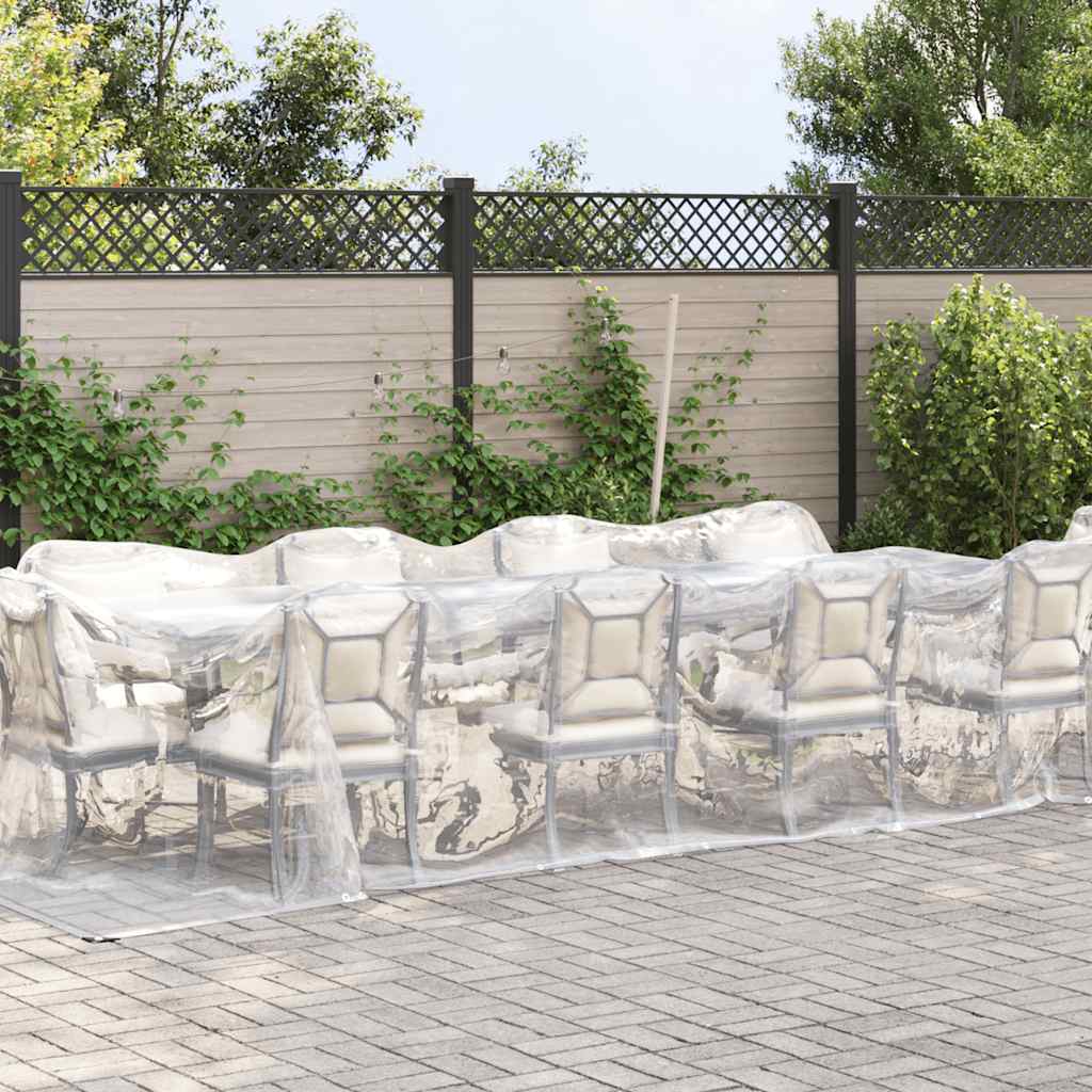 Lona protectora | Lona transparente con ojales polietileno 3x12 m ...