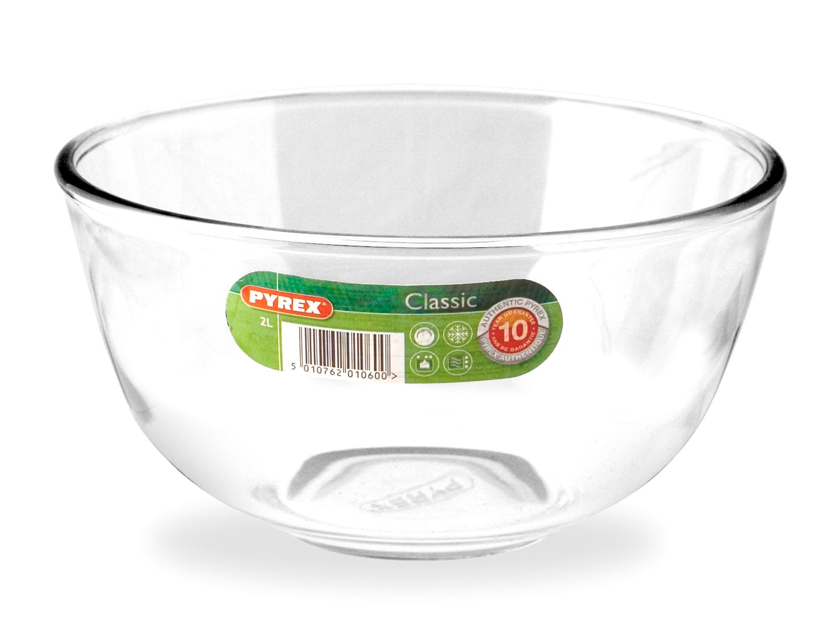 Vaso Pyrex Transparente de Borosilicato Clásico Multiusos Lt 2 | Leroy ...