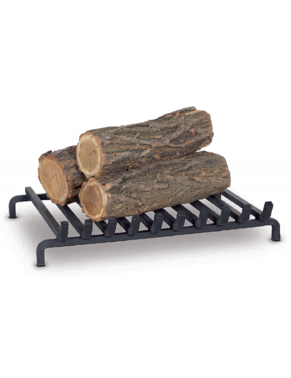 Grille de foyer pour cheminée en fonte 51x42x10 cm | Leroy Merlin