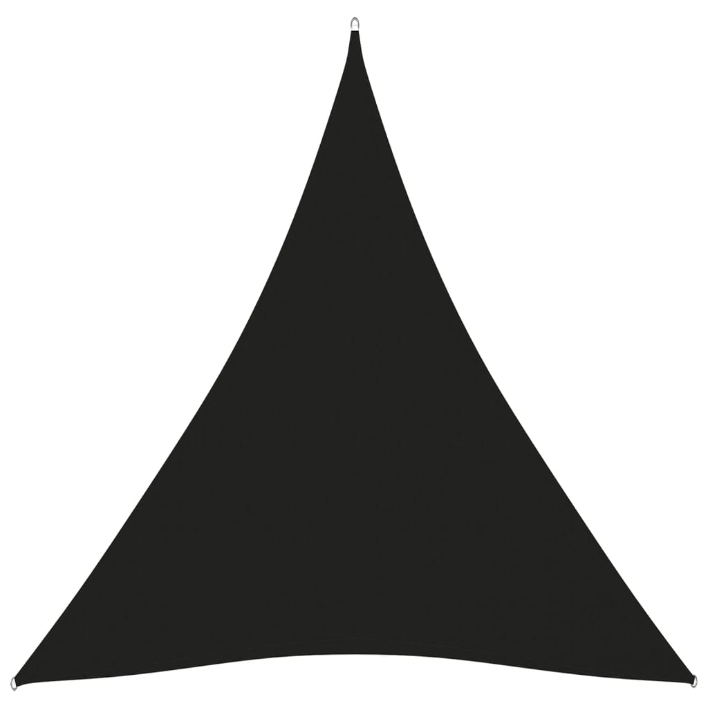 Toldo vela parasol triangular tejido Oxford 5 x 6 x 6 m negro 02 ...