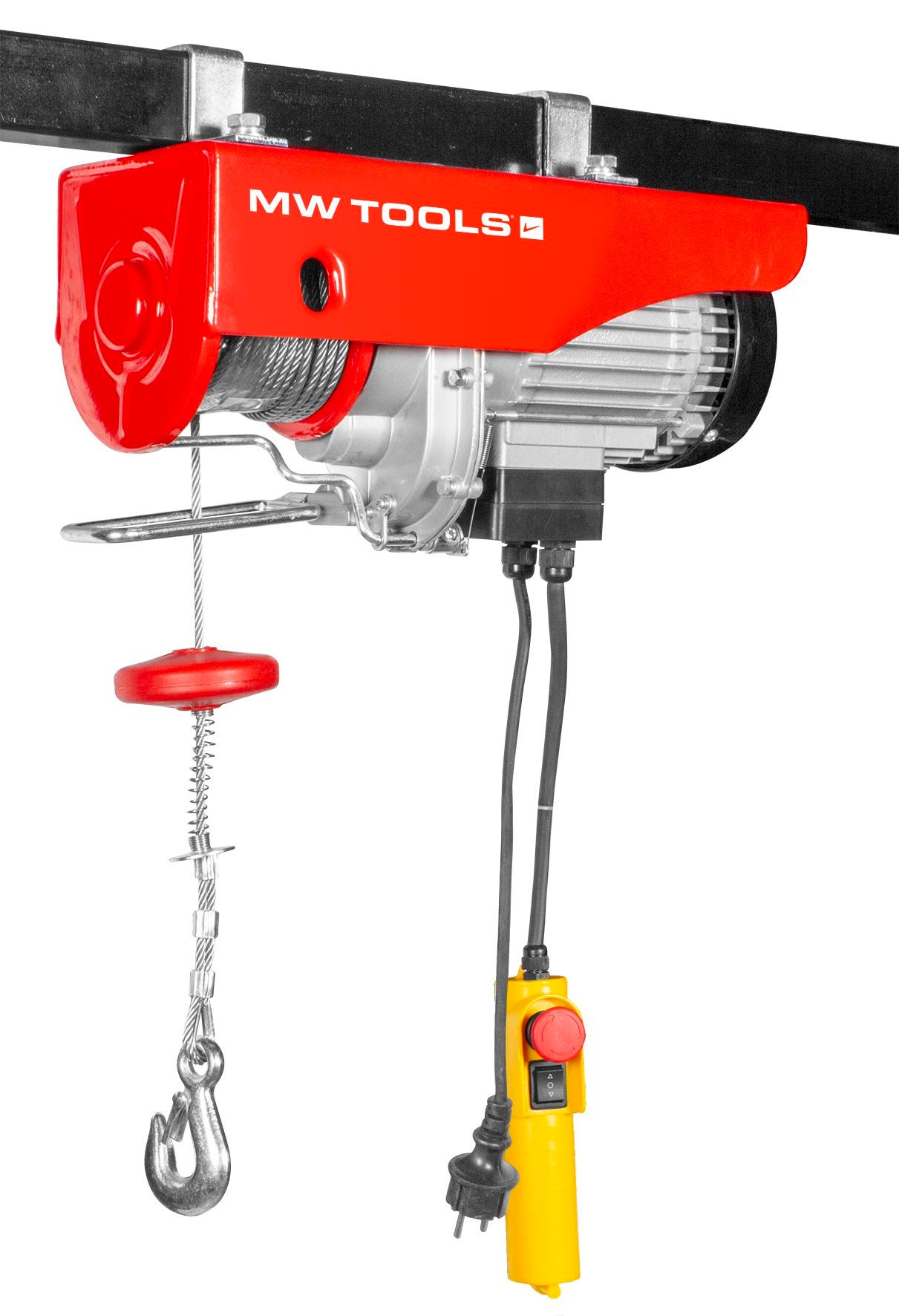 Palan électrique à câble 200/400kg 12/6m 1 kW 230 V MW Tools SH40012 ...