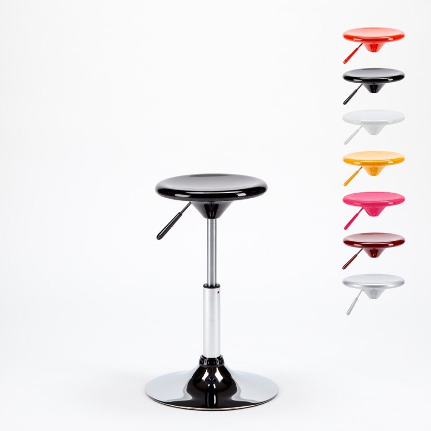 Petit tabouret enfants réglables en hauteur Seattle Design - Noir ...