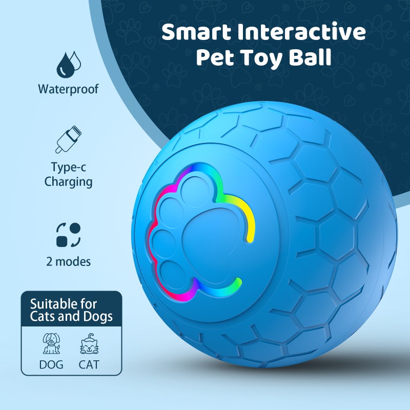 Juguete de Pelota Interactiva para Animales Diseño de Modo Dual ...