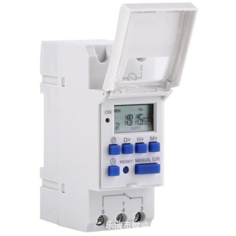 Timer LCD settimanale programmatore elettrico timer digitale interruttore 15A (220V) | Leroy Merlin