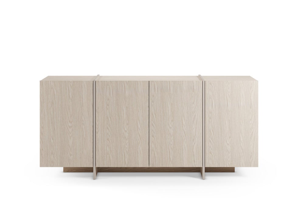 HANNA - Buffet 177cm -en mélamine Beige | Leroy Merlin