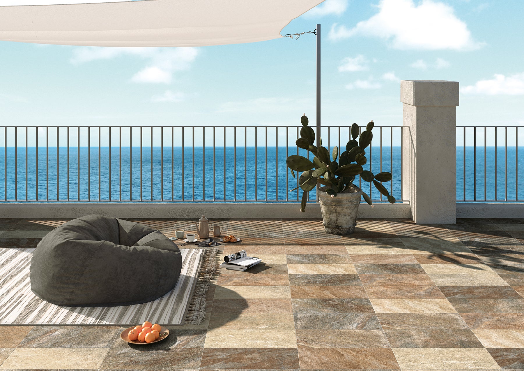 Grès cérame - STONE LAB - Quarzite Multicolor - 30x60/0,85cm antidéra ...