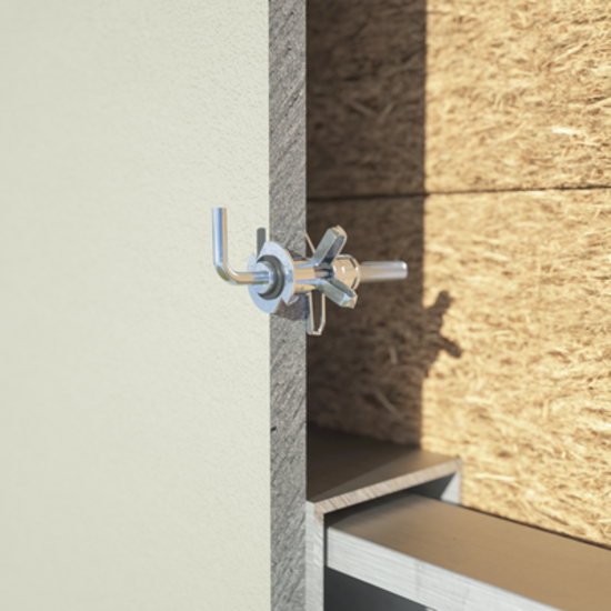 Taco de expansión 10x37 mm acero gancho recto pared hueca 100 unid ...