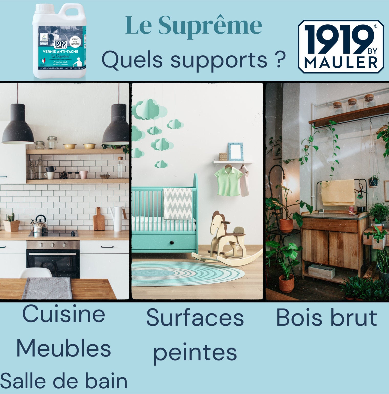 1919 BY MAULER - Vernis Multisupport "Le Suprême" - Brillant Incolore ...