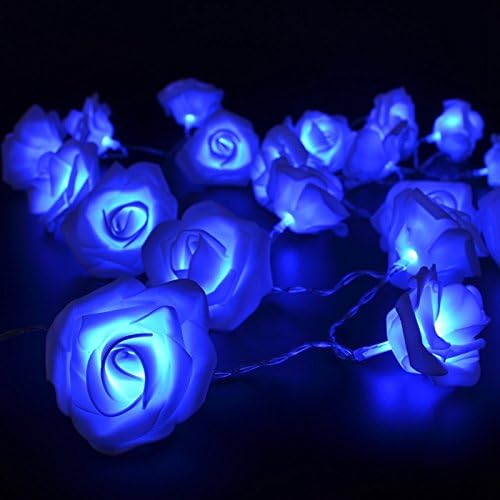 Guirnalda de 20 Rosas Led Color Azul | Leroy Merlin