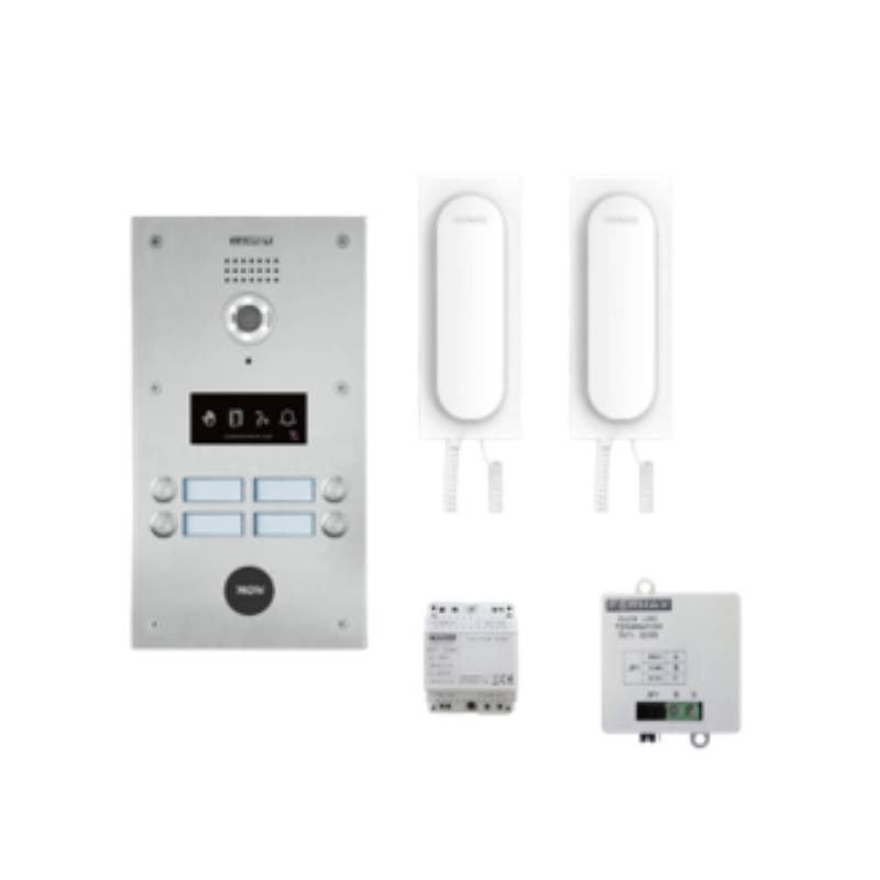 Kit Audio Dial 2 Terminaux Fermax - Technologie Duox Plus - Inox / Blanc | Leroy Merlin