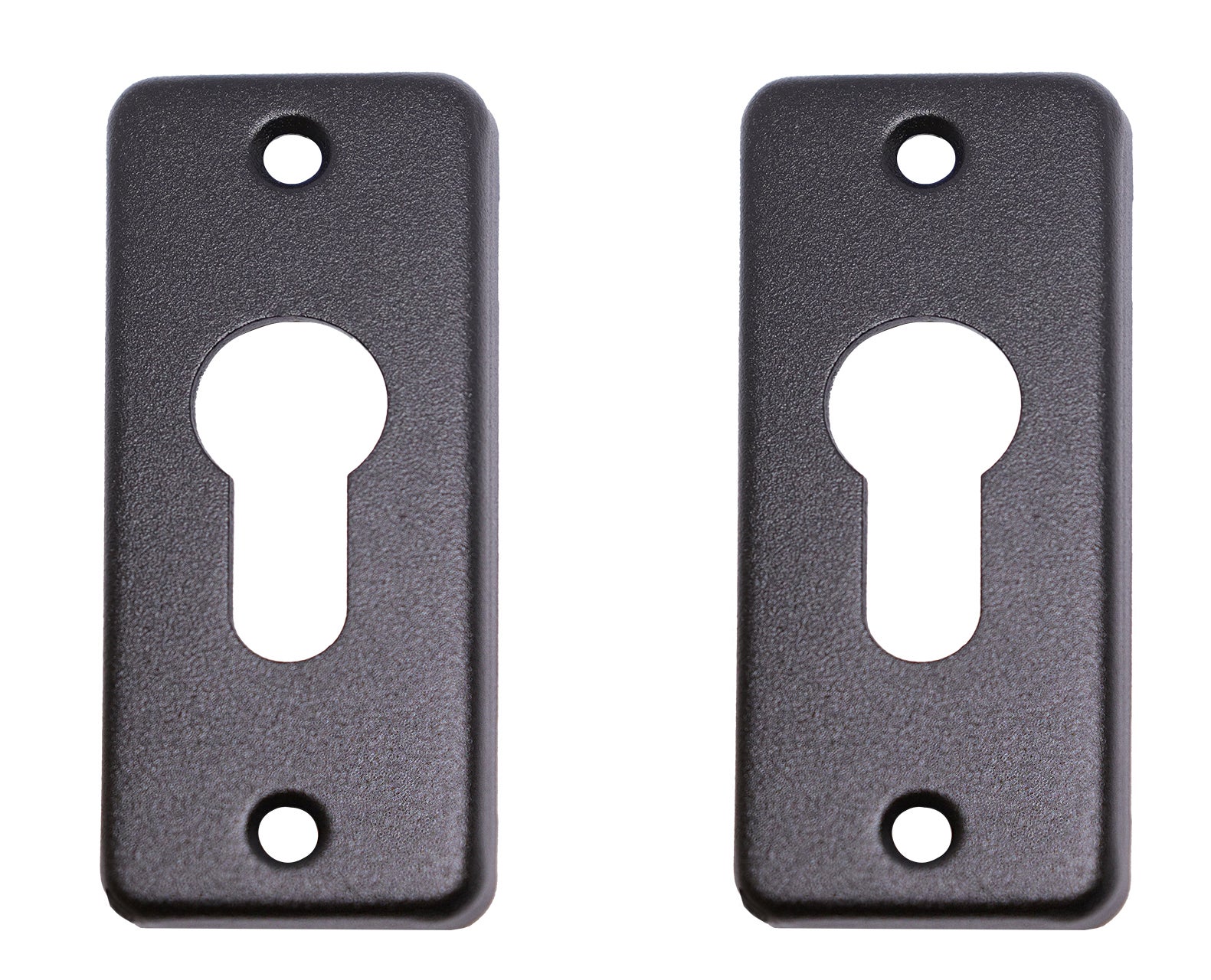 Cilindro roseta rectángulo negro - Por set | Leroy Merlin