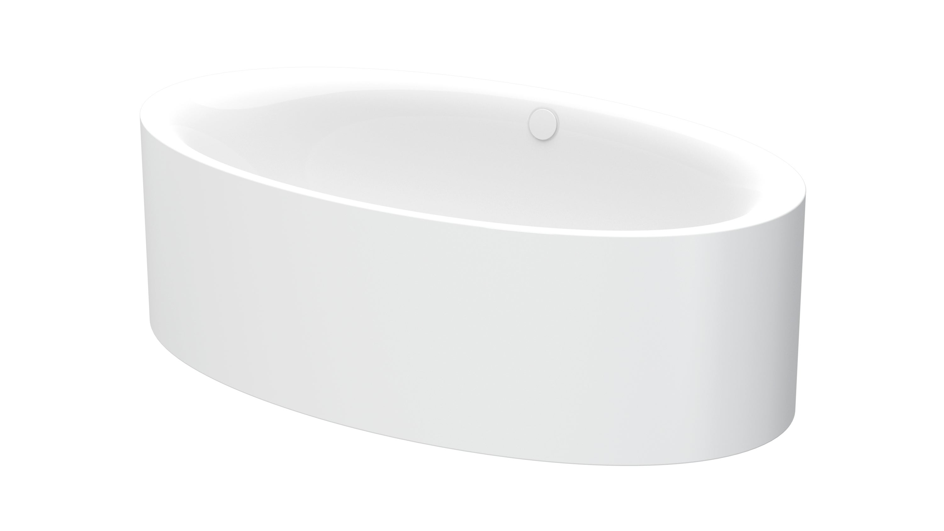 BetteEve Silhouette bañera ovalada, de instalación independiente ...