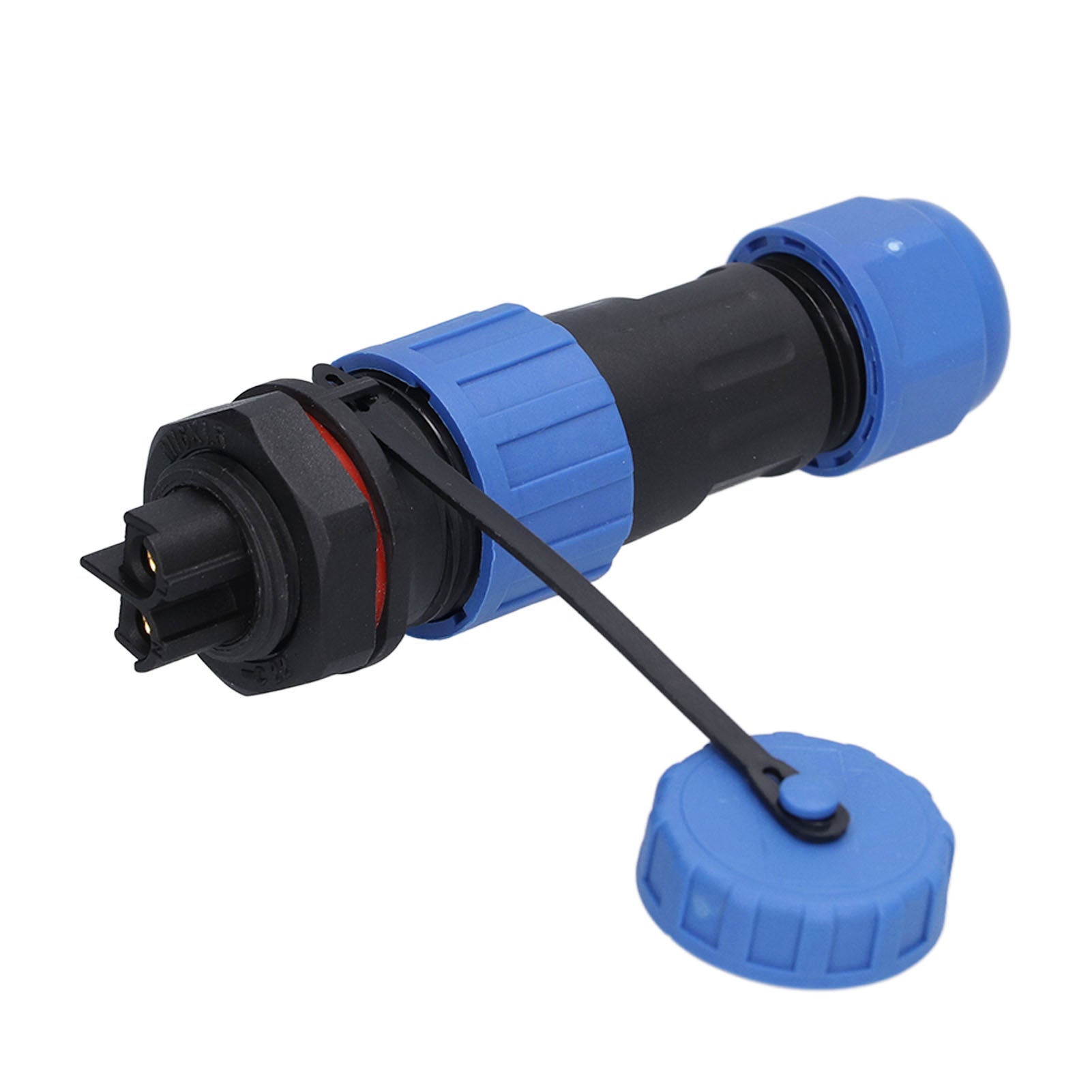 Prise d'aviation LP16, 2 broches, sans soudure, étanche IP68, 250V, 20a, connecteur de câble ...