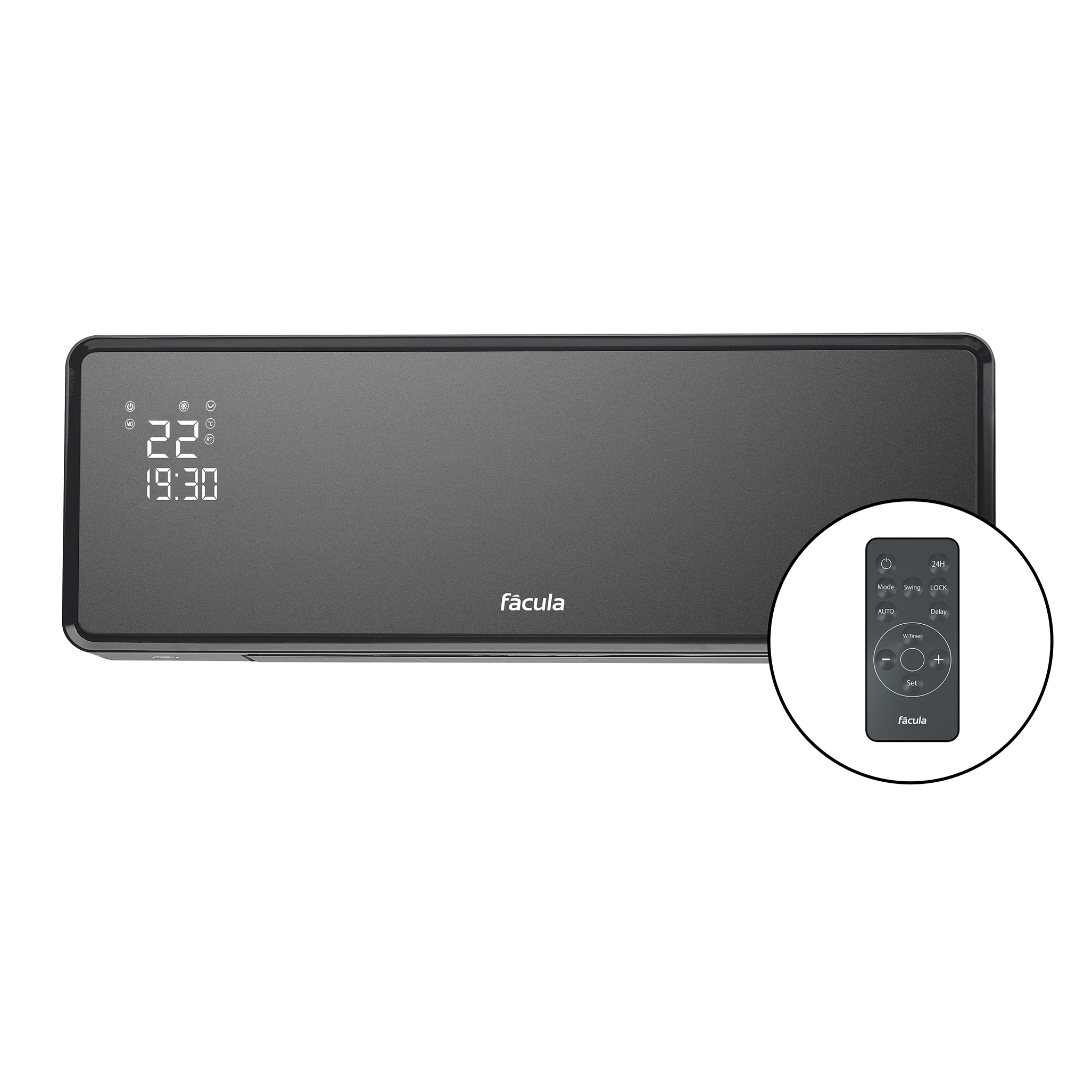 Fácula - Split Cerámico Programable Condor 1000/2000w | Calefacción ...