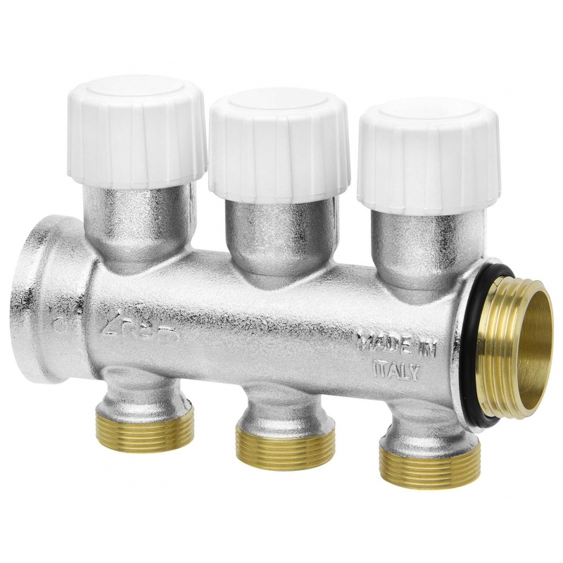 RBM 3201.C Collettore Modulare Con Valvola Termostatizzabile Diam.1" 4 Derivazioni - 32040630 ...