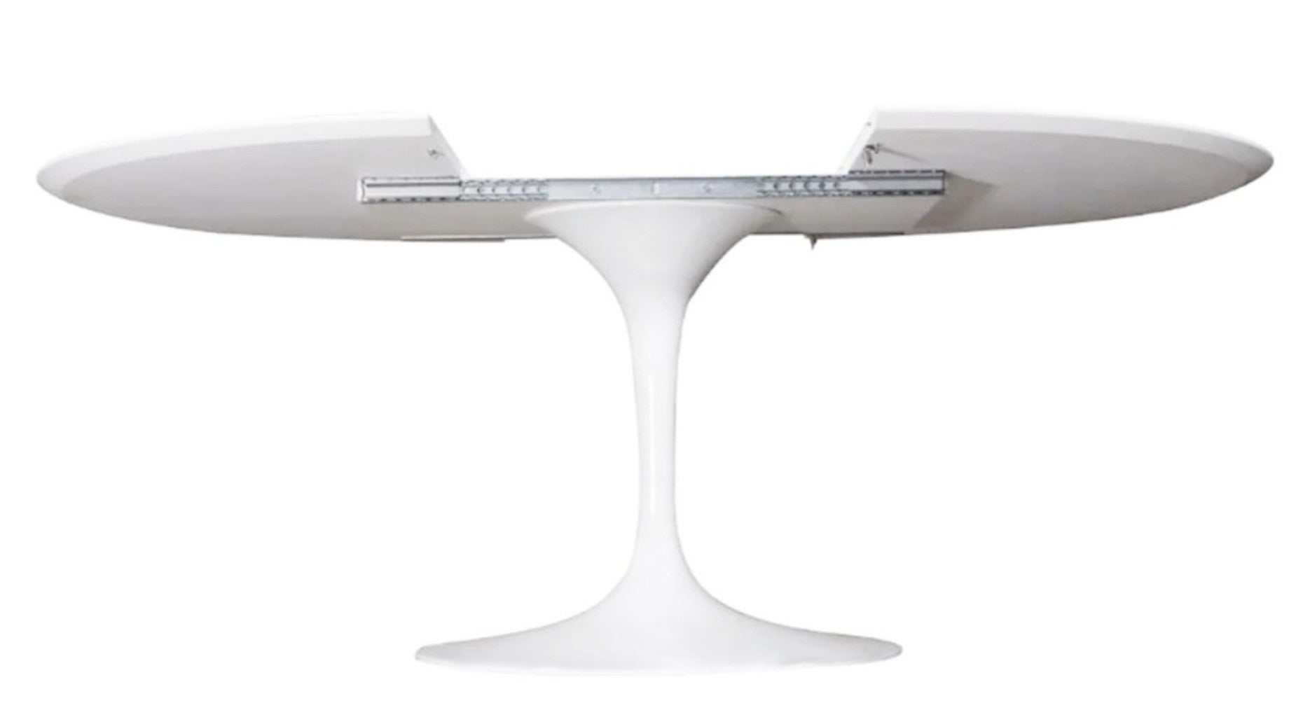 Table tulipe ronde extensible plateau stratifié - Collection-Plateau ...