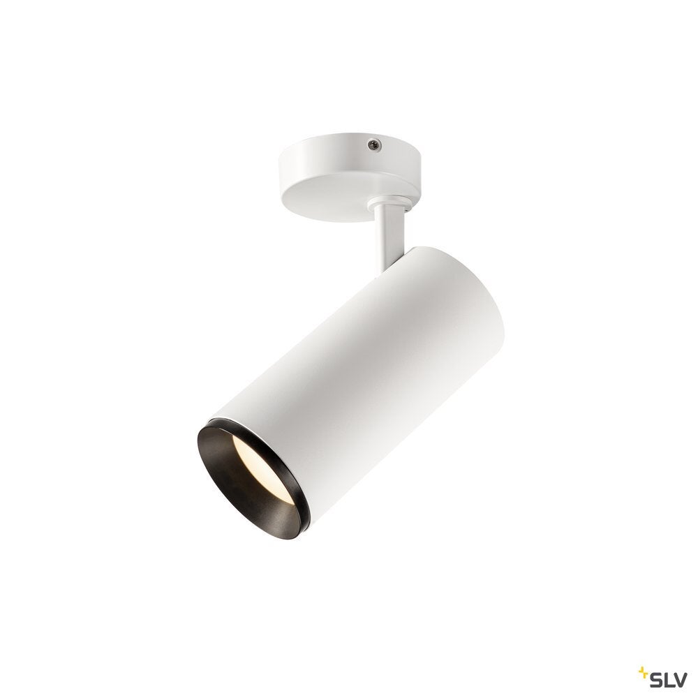 Plafonnier intérieur SLV NUMINOS® L, orientable, 60°, blanc/noir, LED ...