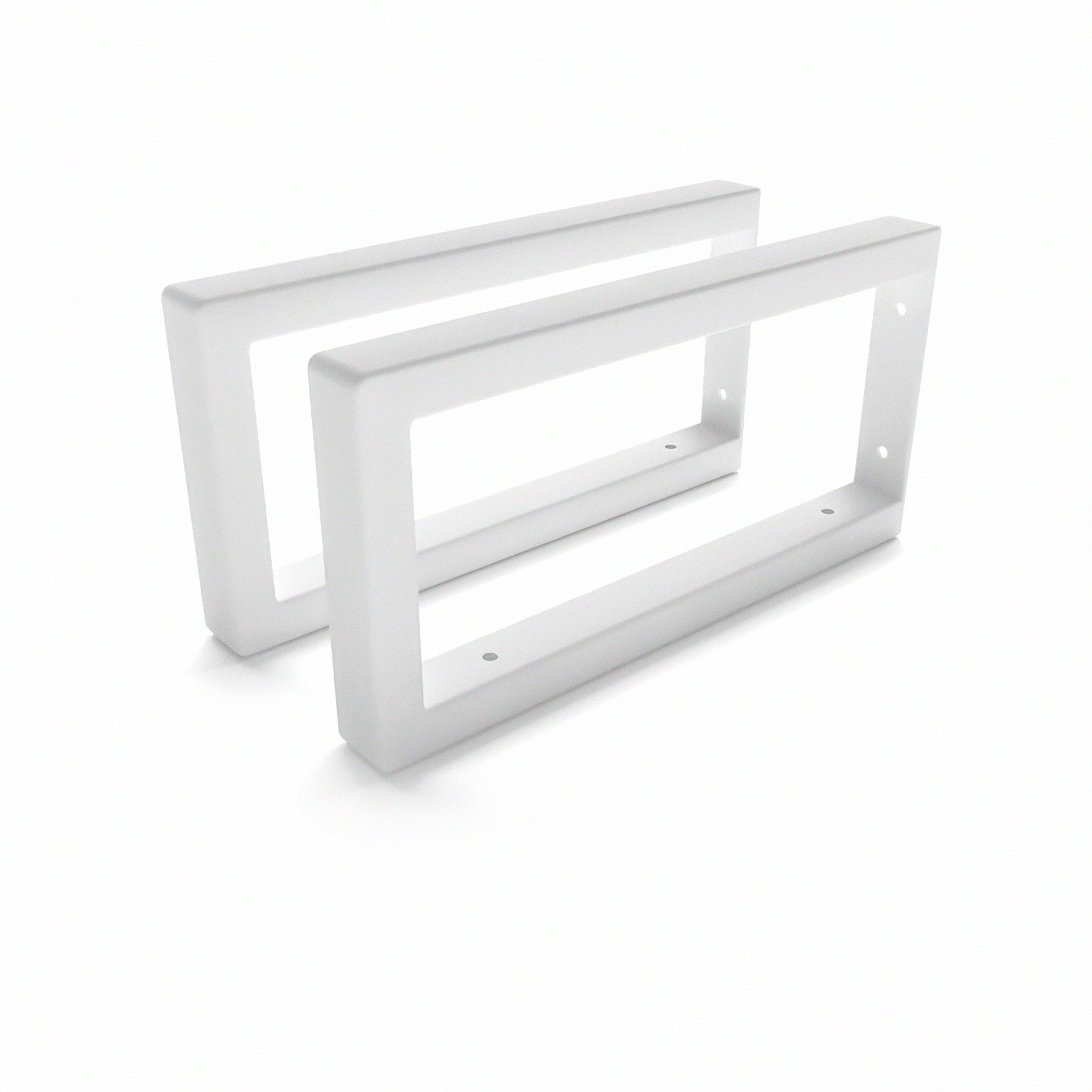 Support pour lavabo SAAR - 15 cm de haut, 30 cm de profondeur, blanc ...