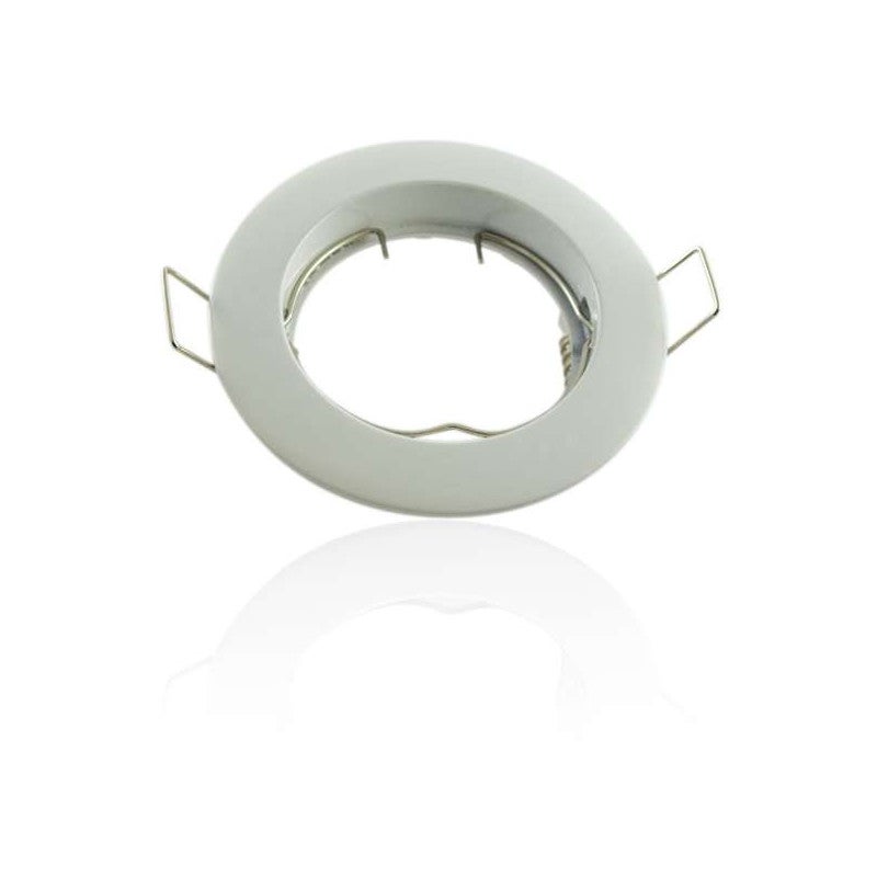 Kit Spot Led Gu10 4w équivalent 35w Blanc Neutre 4100k Rond Fixe