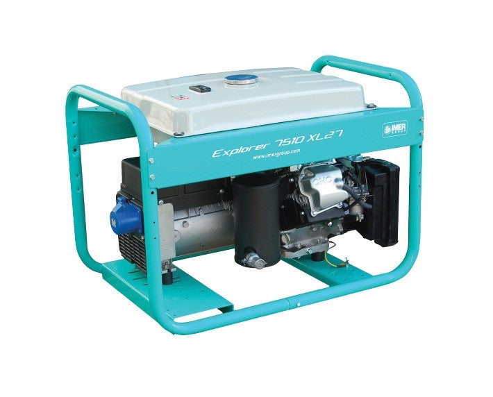 Groupe électrogène 7kW 230V Monophasé EX 40 WORMS à essence 4T EXPLORER 7510 XL27 Imer | Leroy ...
