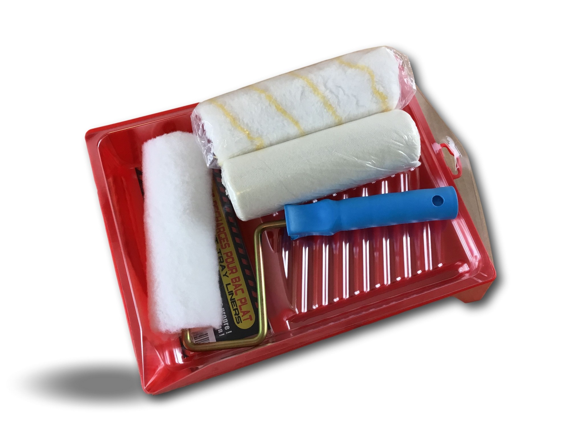 Lot de 3 ensembles à peindre écoresponsables | Bac plat rouge + 3 ...