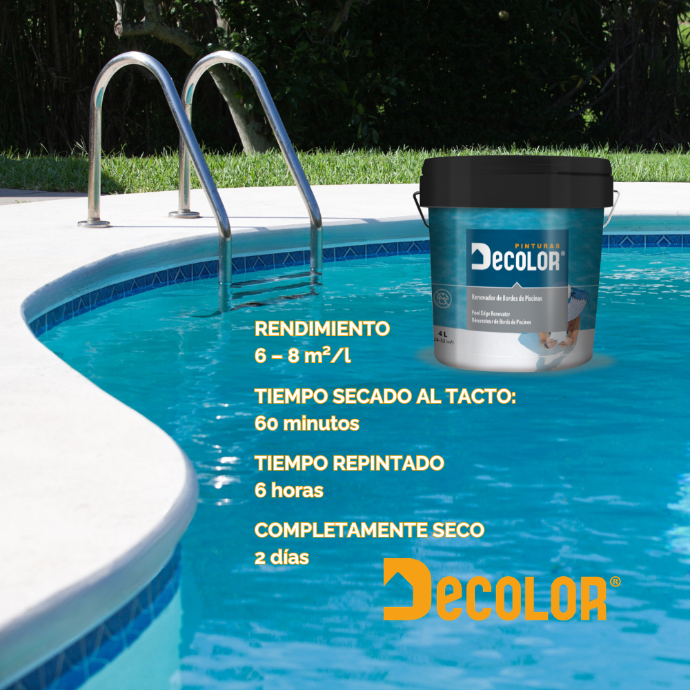 RENOVADOR BORDES DE PISCINAS GRIS 750 ML | Leroy Merlin
