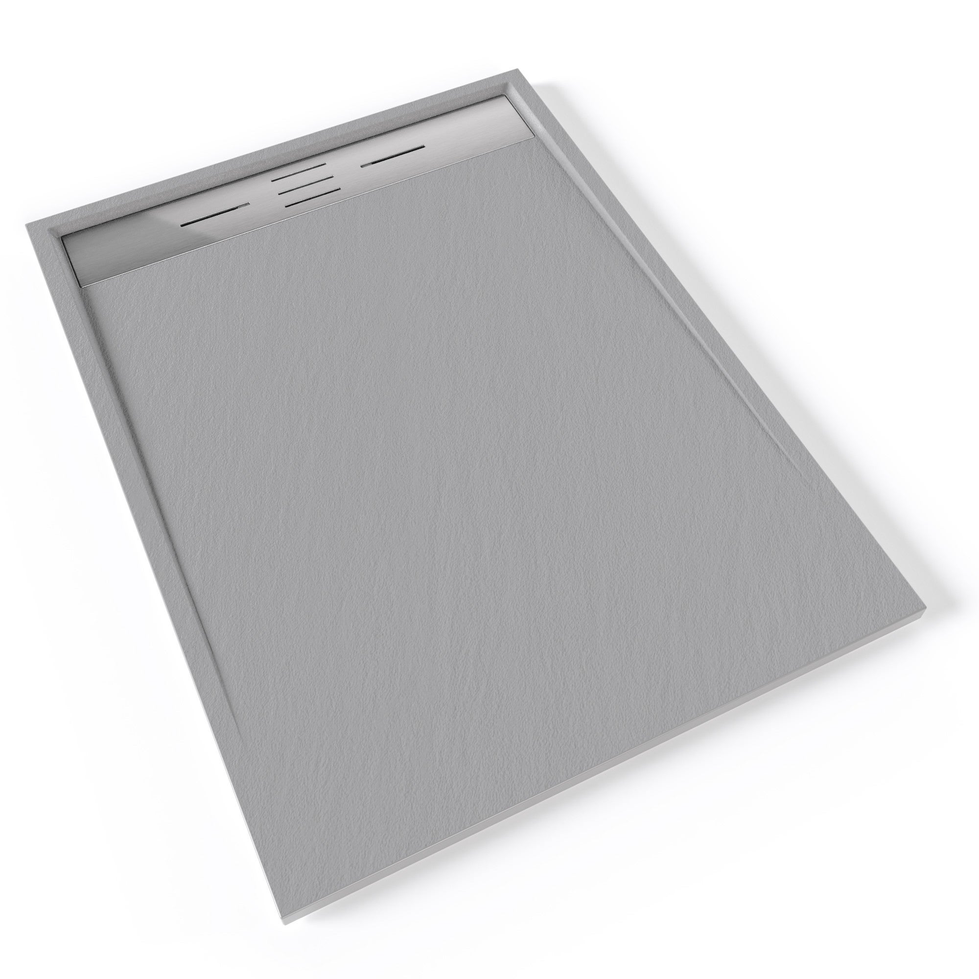 HIEMAL INOX Receveur de douche 90 x 120 cm résine Gris aspect ardoise ...