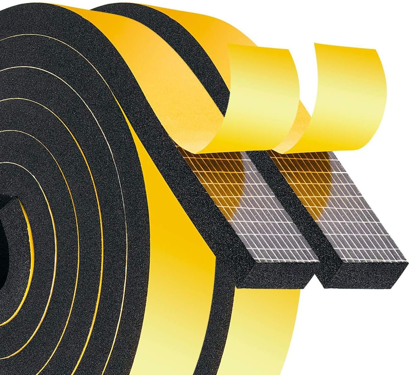 Joint mousse adhésif 20x8mm 2m – Bande étanchéité isolante, anti-glisse ...