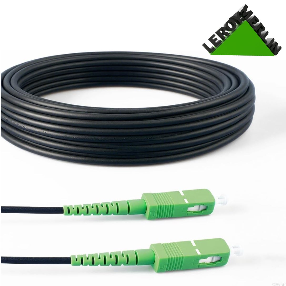 Elfcam® - 50M Cable a Fibre Optique en Acier Blinde, Convient aux ...