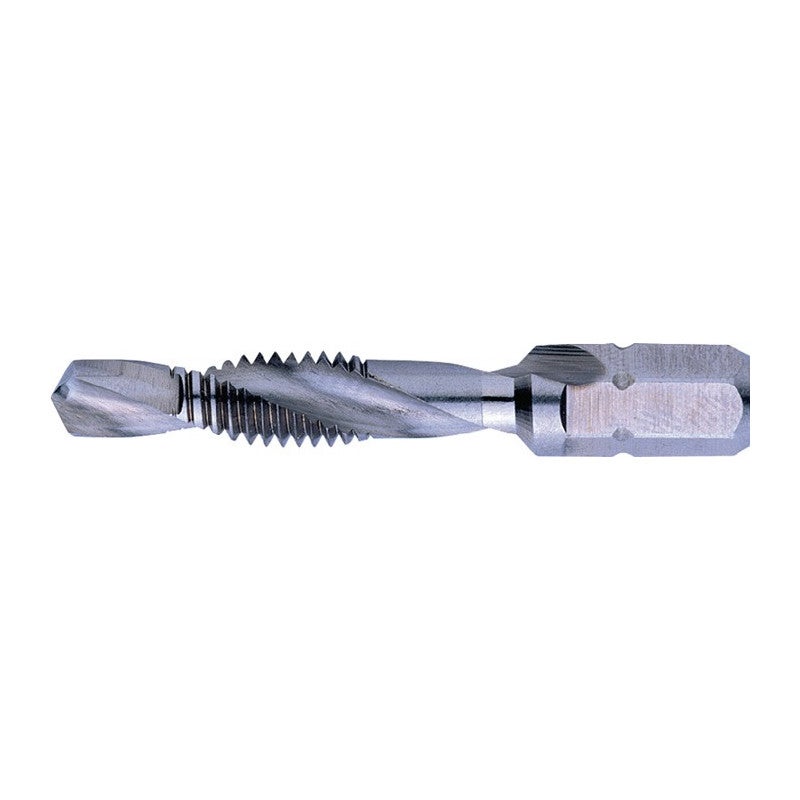Taraud combiné HSSG 1/4 po. 6 pans M6x50 mm pas de filetage 100 mm ...