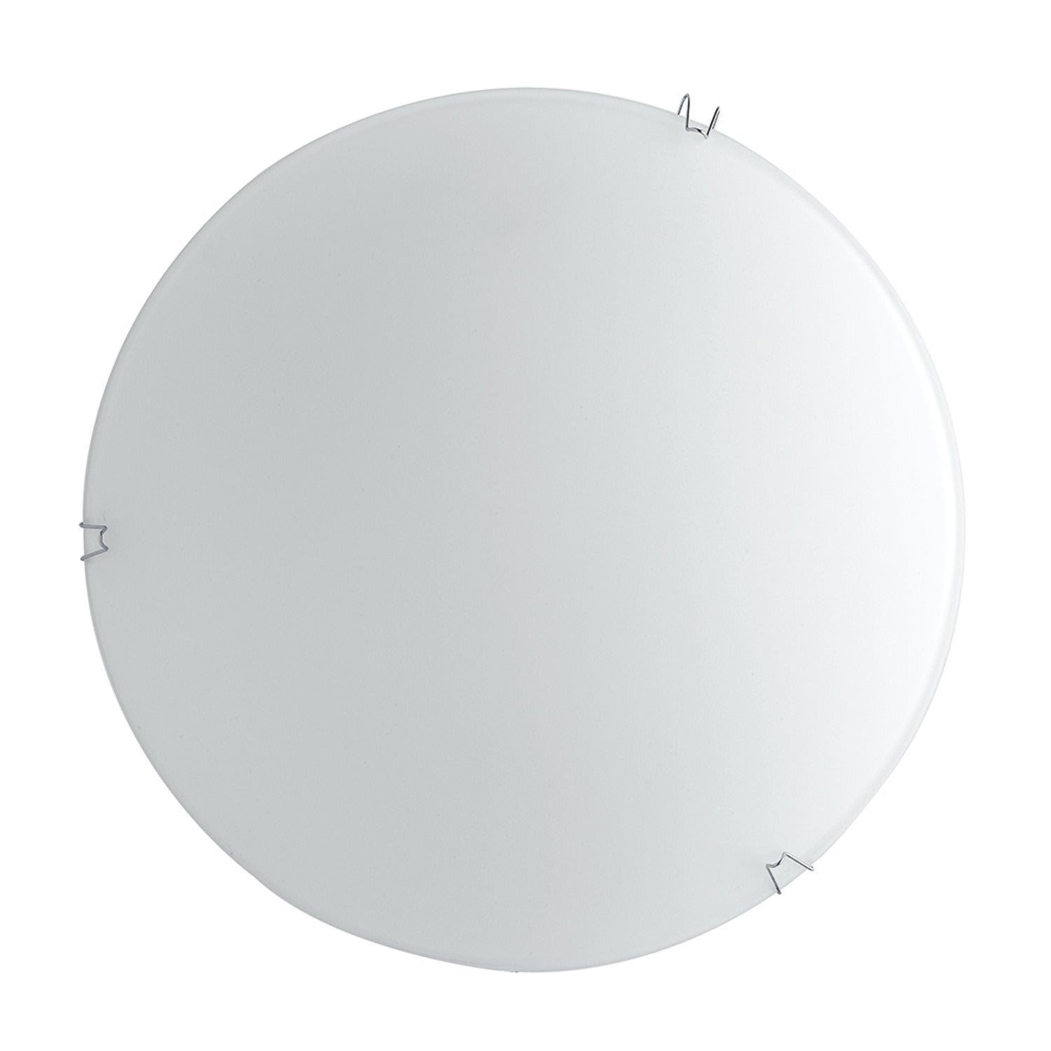 Plafonnier rond NEVE en verre blanc 8W 4000K (lumière naturelle) 25 cm ...