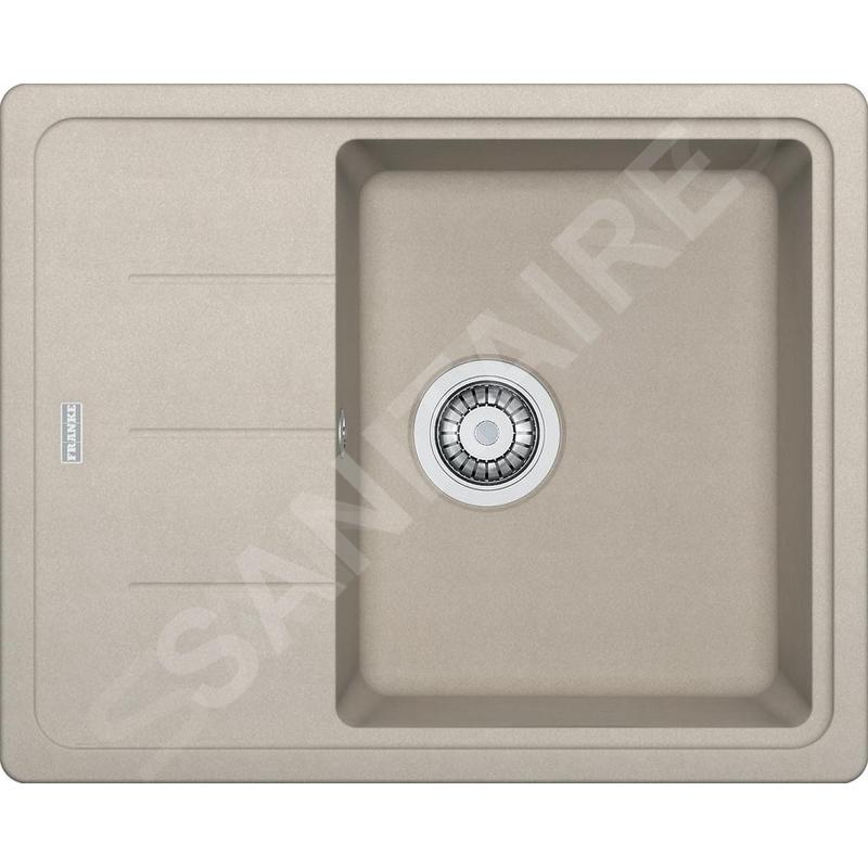Franke Basis - Évier en fragranit BFG 611-62, 62x50 cm, sahara 114.0285 ...