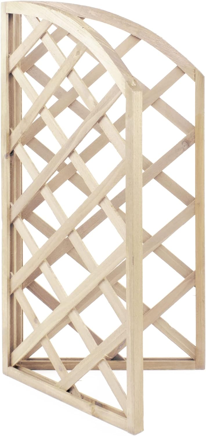 Panel de celosía doble de madera - Natural | Leroy Merlin