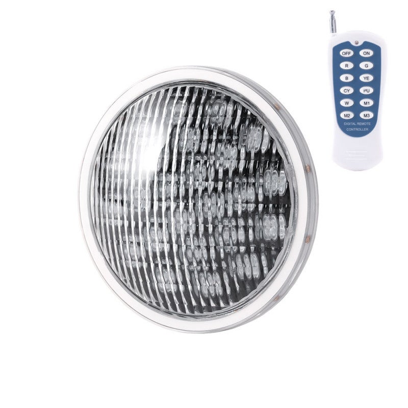 Foco de Piscina LED 25W Par 56 RGB Mando 40.000H [HO-PAR56-25W-RGB ...