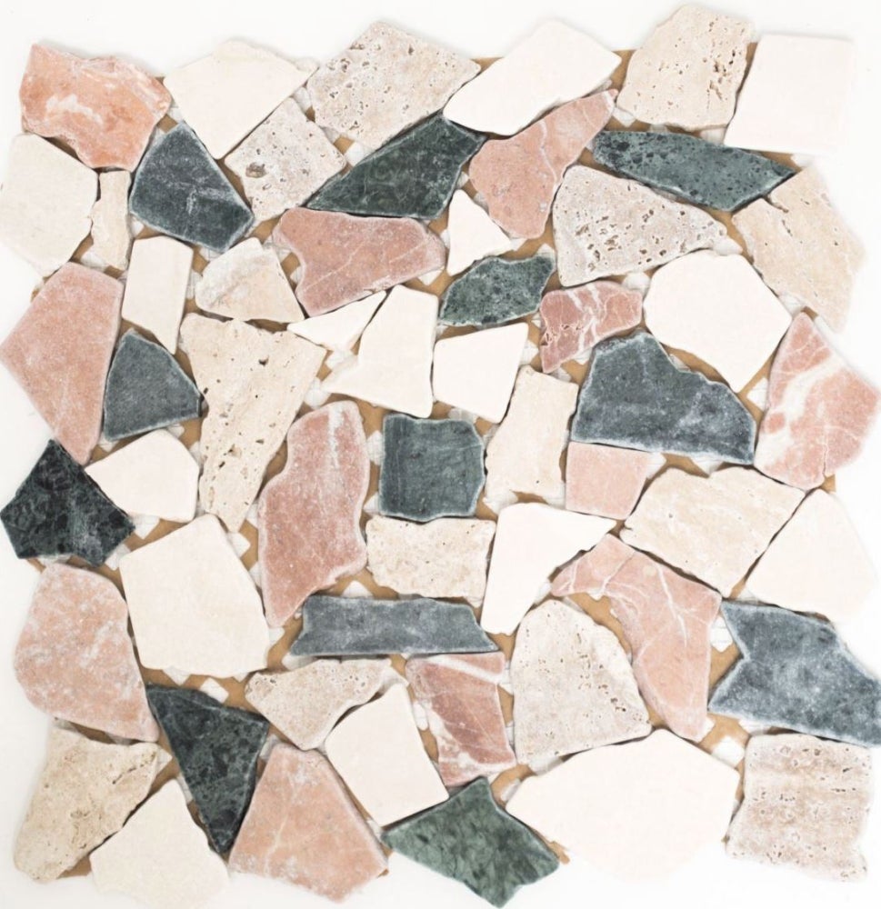 Mosaico de cantera Ciot mix, aspecto de cantera de mármol aleatorio ...
