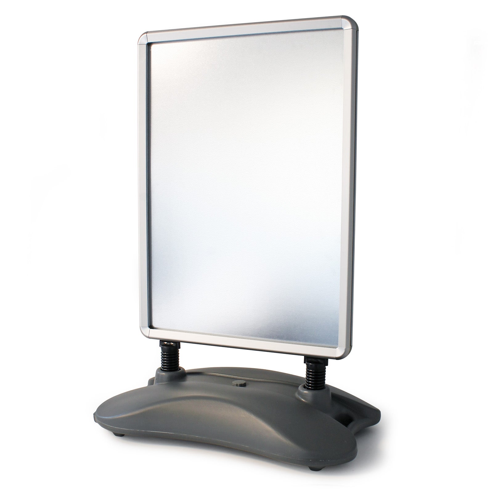 Wiltec Chevalet stop-trottoir double face avec réservoir d’eau et cadre ...