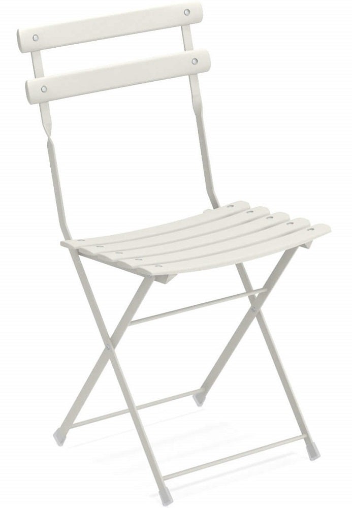 Emu Arc en Ciel Art. 314 Silla plegable en acero blanco 23 | Leroy Merlin