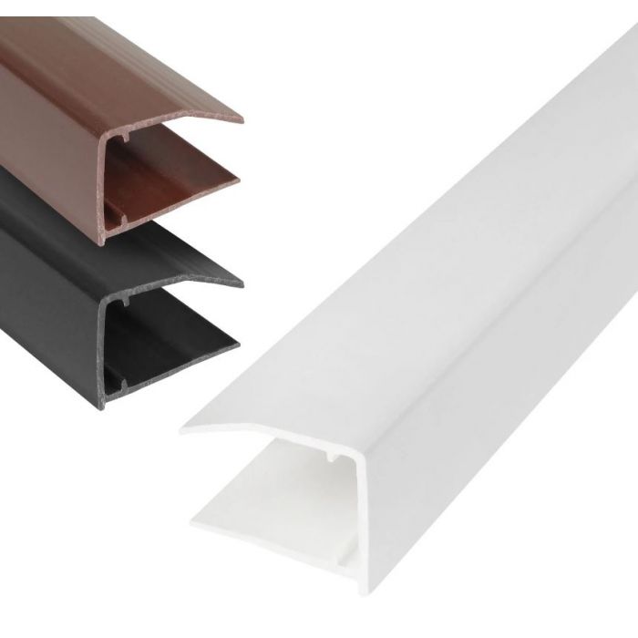 Profil U en PVC pour 10 mm – Blanc – Longueur : 2,5 m | Leroy Merlin